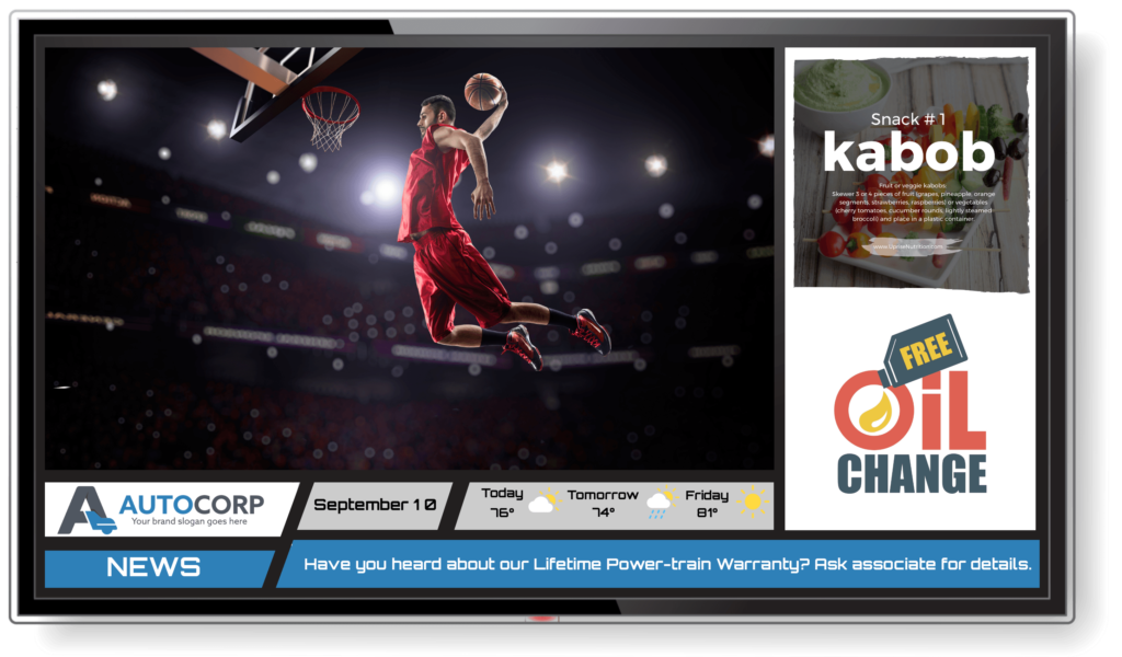 Digital Signage Samples | SoundFox